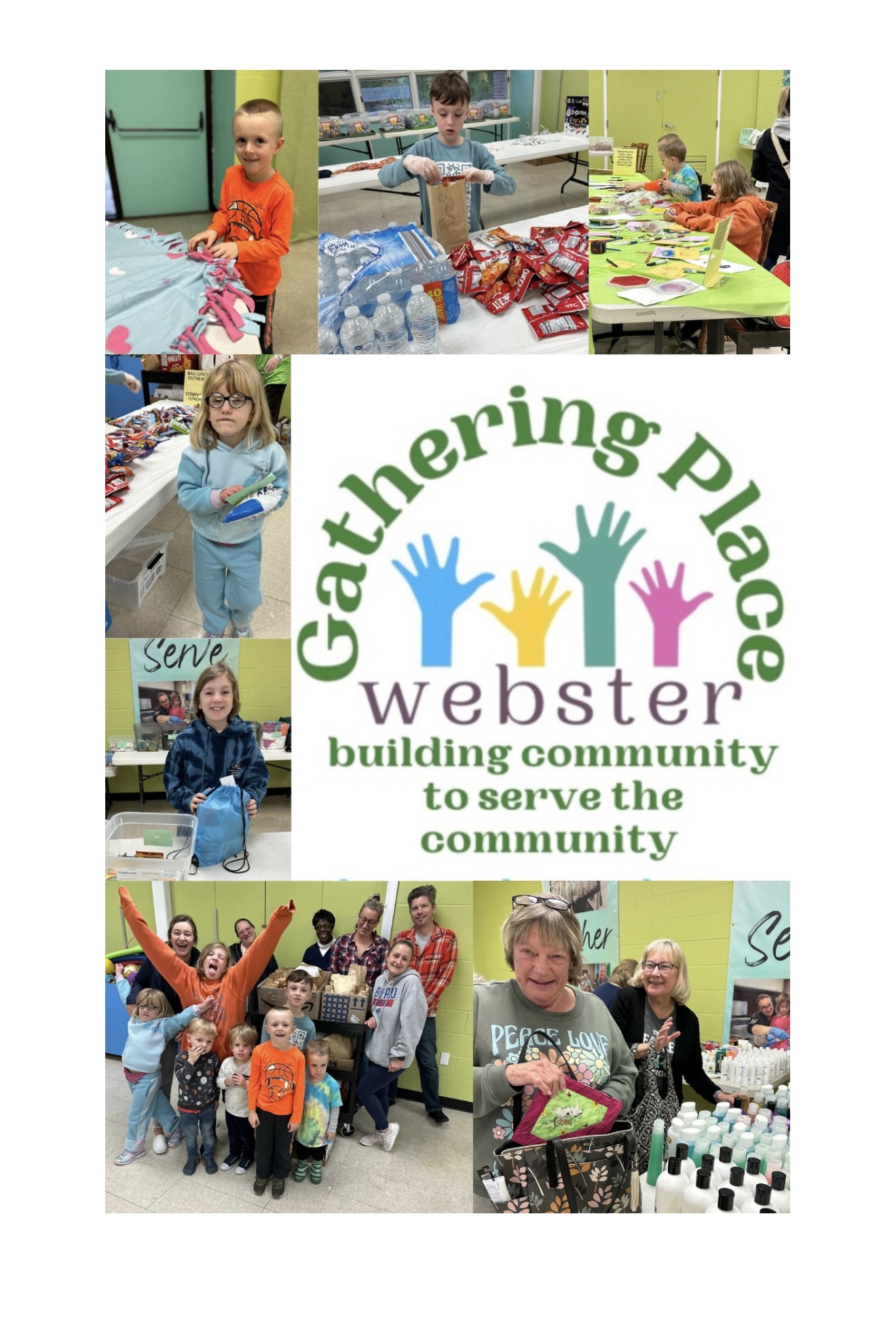 Gathering Place Webster – Hands-On Community Service for ALL Ages