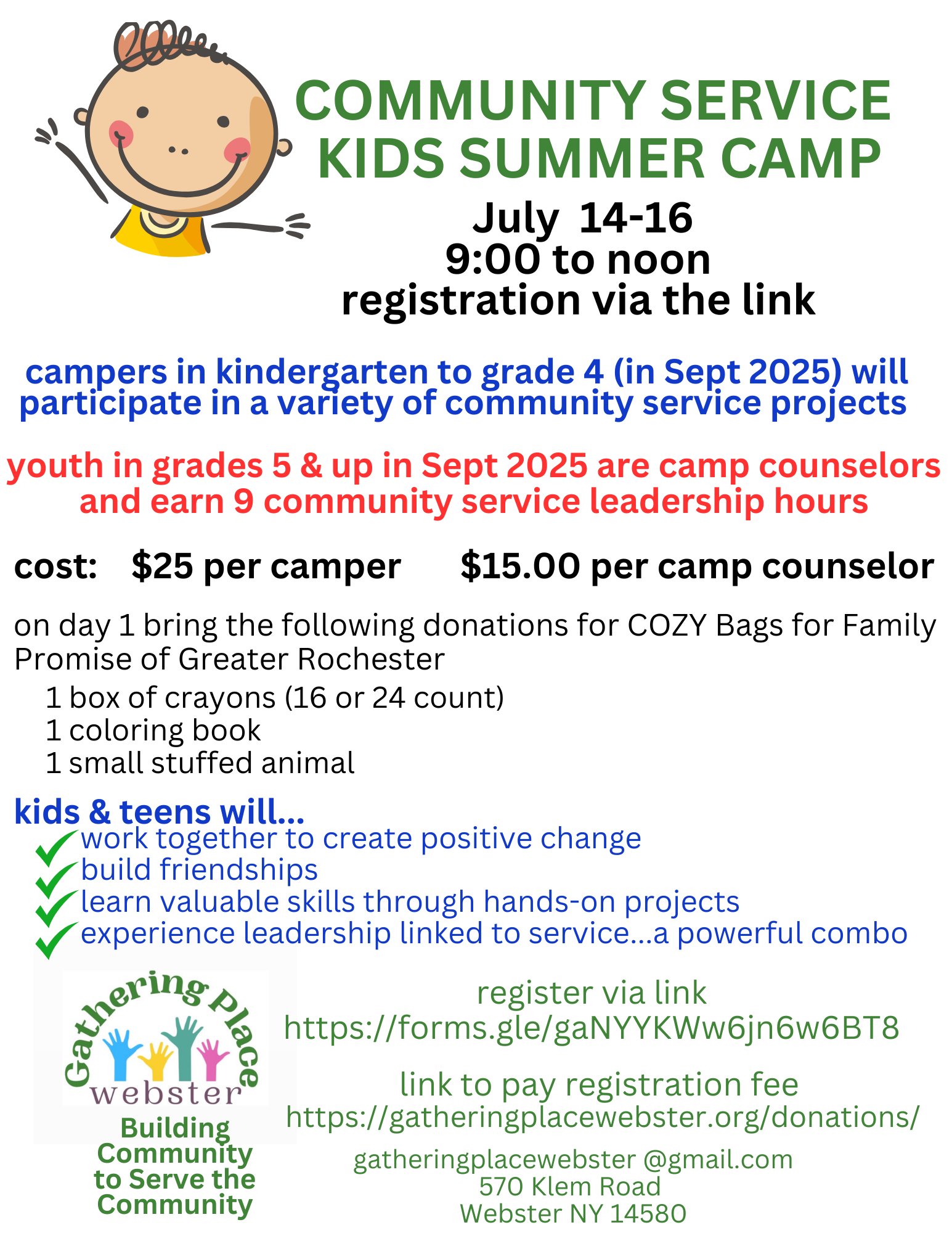 Ongoing Programs. – Gathering Place Webster